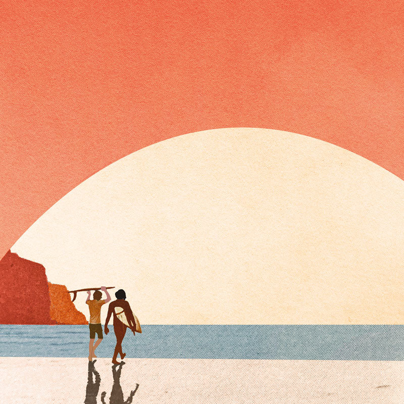 Blank Card Summers Dusk – Flux