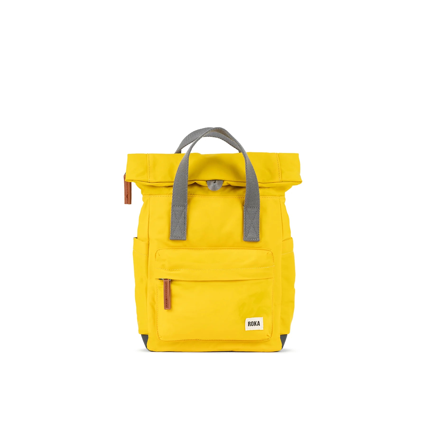Roka Canfield B Small Mustard Recycled Nylon Bag | Roka Bags – Flux
