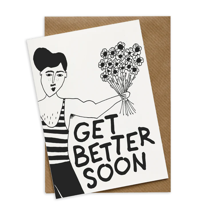 Get Better Soon Card Charming Rocco – Flux